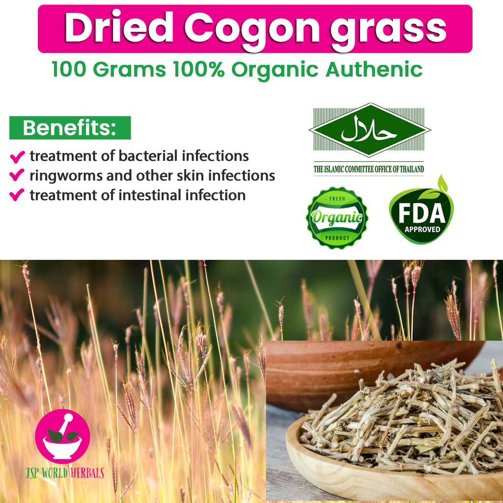 Dried Cogon Grass | Treatment of bacterial infections | Vegan Friendly ...