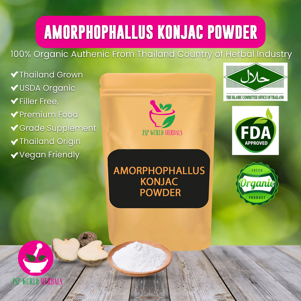 Amorphophallus konjac Powder | 100 Grams 100% Organic Authenic – JSP ...
