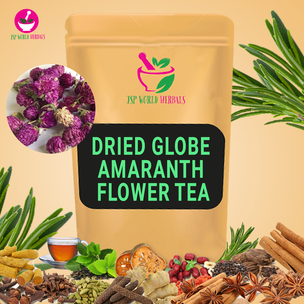 Dried Globe Amaranth Flower Tea | No GMOs, | 100% Organic Authenic ...