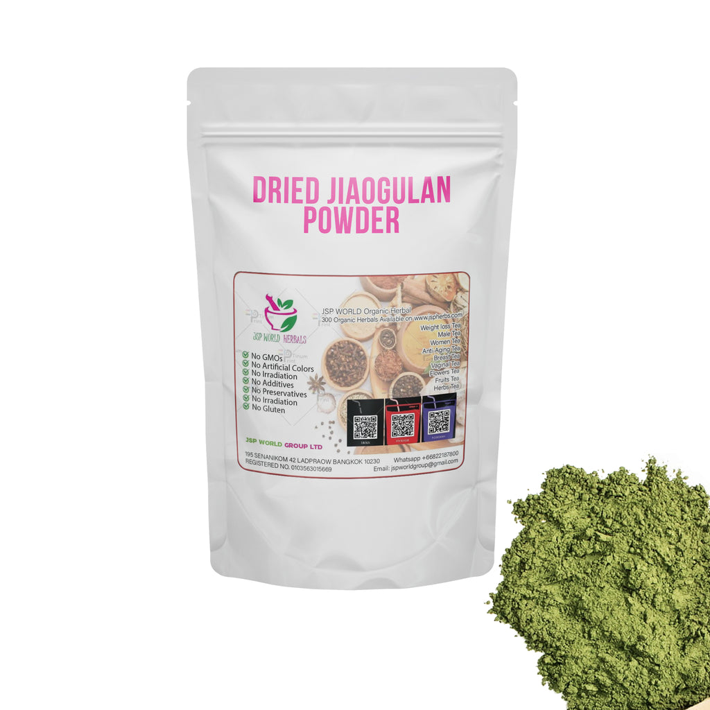 Dried Jiaogulan Powder | ThailandOrigin, Vegan Friendly | 100 Grams 100 ...