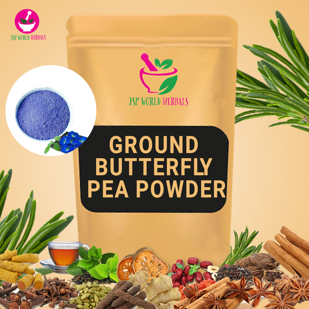 Ground Butterfly Pea Powder | Boosts brain health Lowers blood pressure ...
