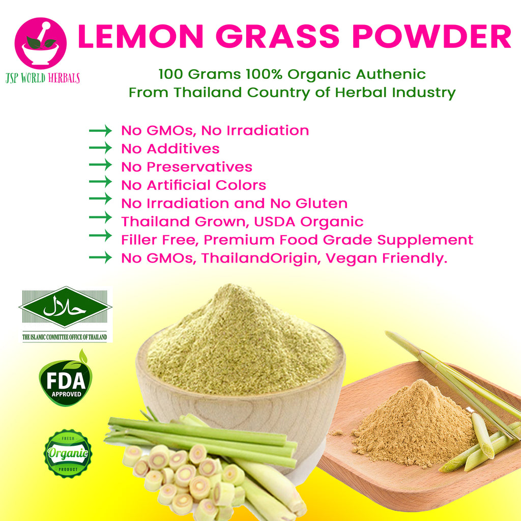 Lemon Grass Powder | Contains substances that are thought to relieve ...