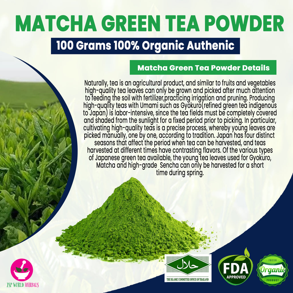 Japanese Matcha Green Tea Powder | No GMOs, No Irradiation – JSP World ...