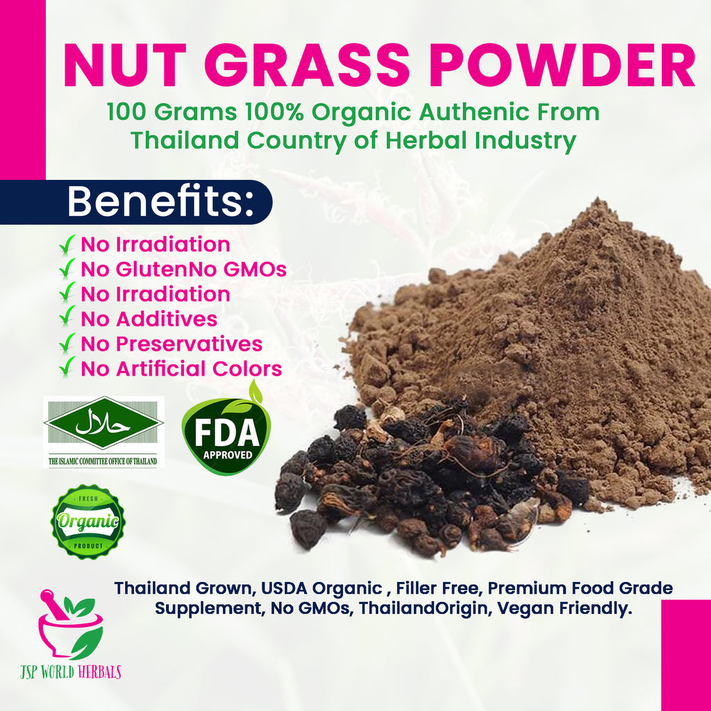 Nut grass Powder | Which help to slow the skin's aging | No GMOs – JSP ...