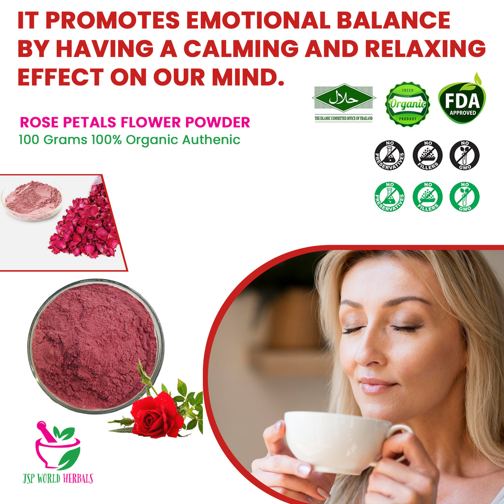 Rose Petals Flower Powder | Maintaining healthy blood pressure levels ...