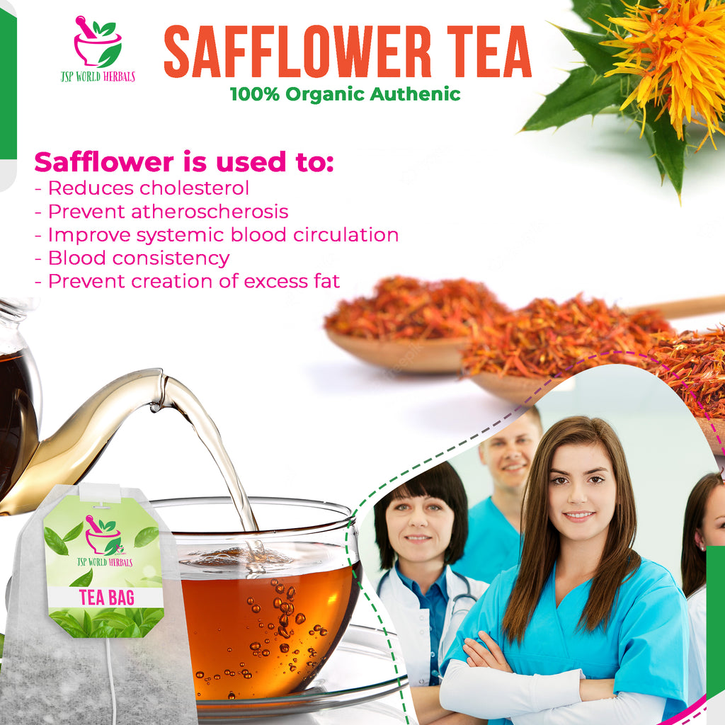 Safflower Flower Tea 30 teabags – JSP World Herbals